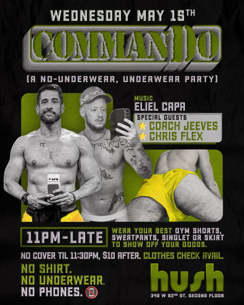 Commando Party Hush Hk Late Night Cruisin